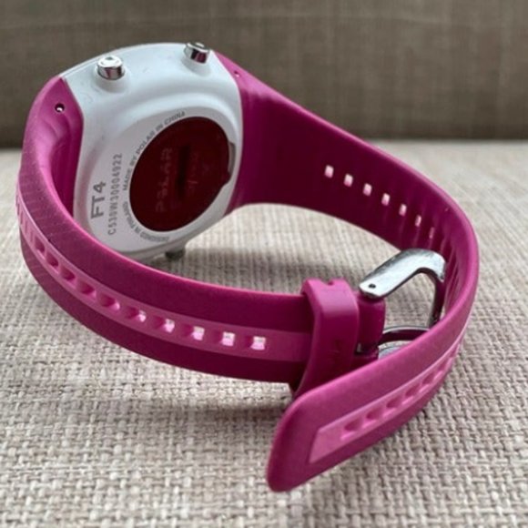 polar | Accessories | Polar Smart Watch Ft4 Pink Heart Rate Monitor ...